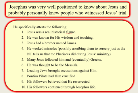 New information on Josephus: the Earliest Non-Christian testimony of ...