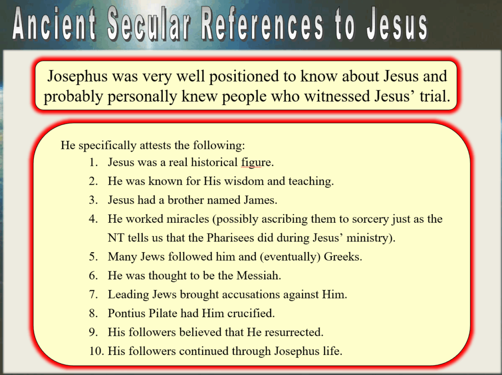 Ancient Secular References to Jesus - jesusinhistoryandscience
